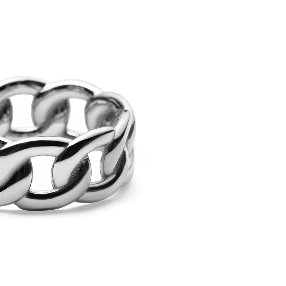 Chunky Chain Ring Silver | DW