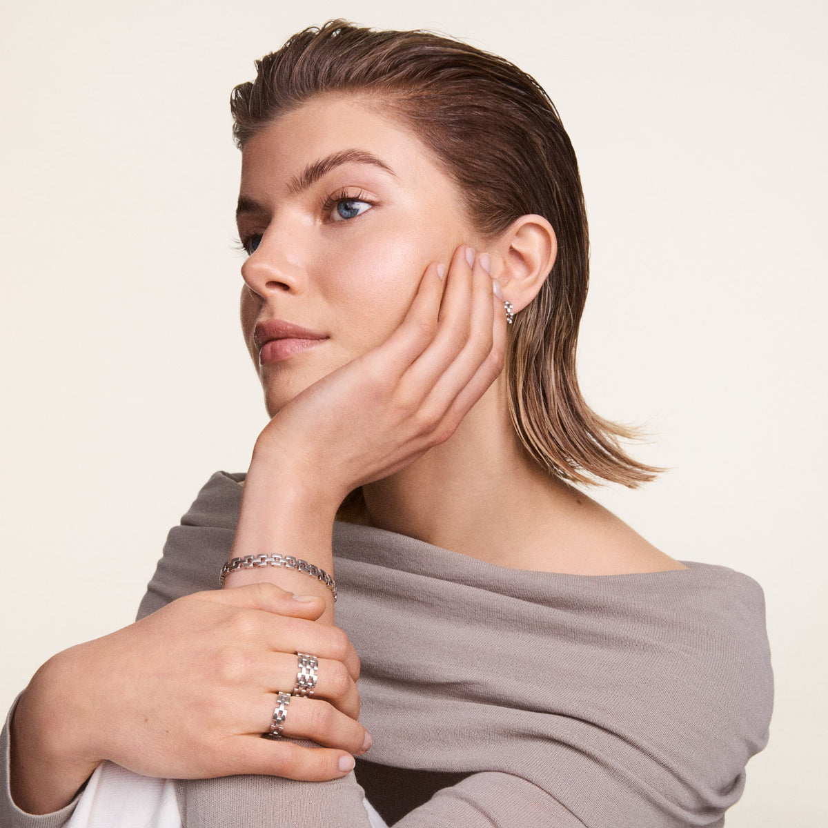 3-Link Ring Silver | DW