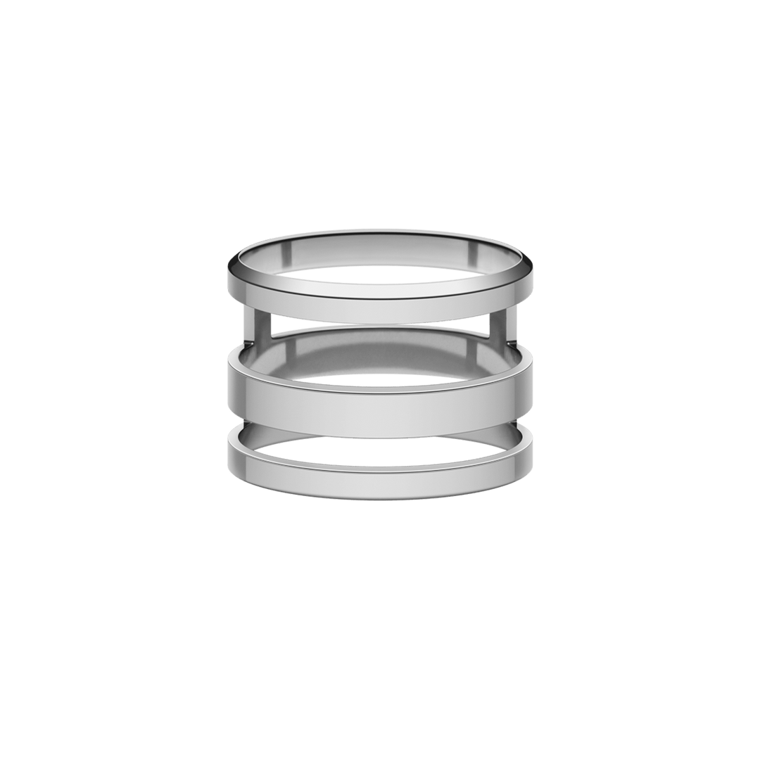 Elan Triad Ring Silver | DW